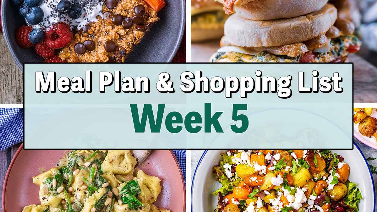 Meal Plan Week 5 - Hungry Healthy Happy