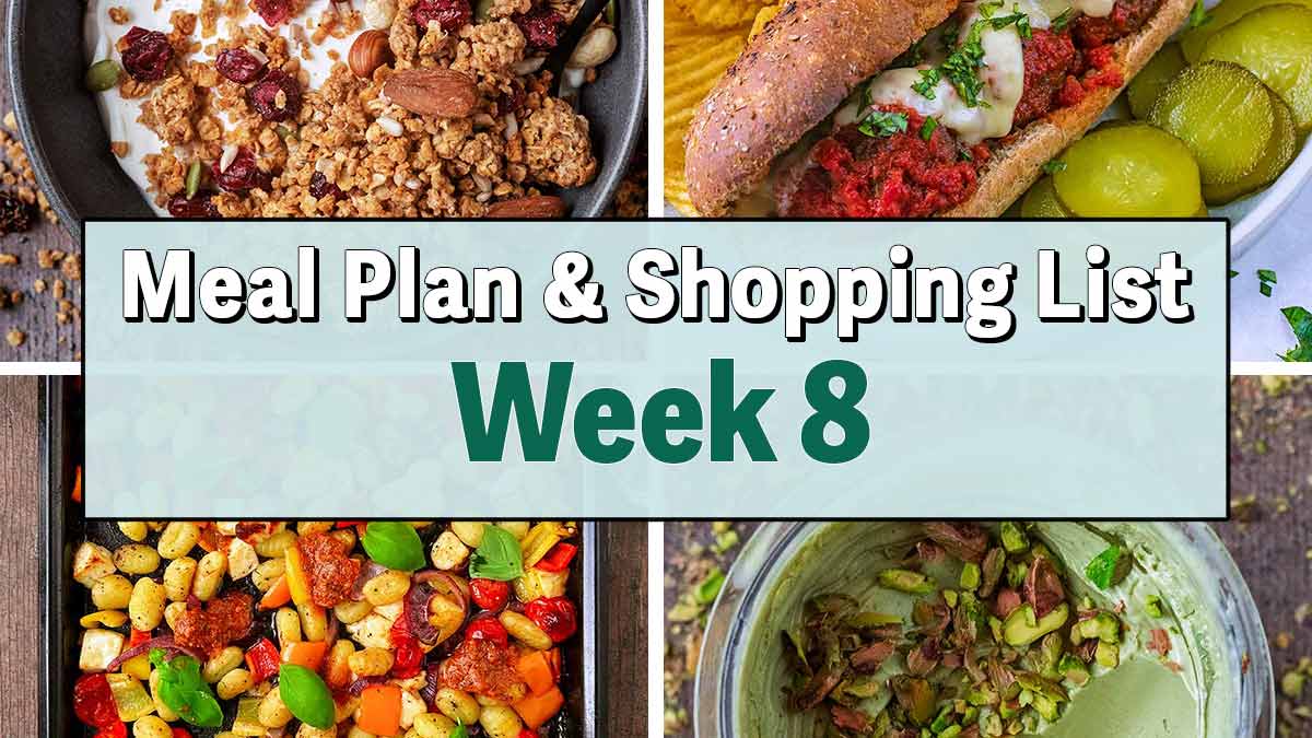 Meal Plan Week 8 - Hungry Healthy Happy
