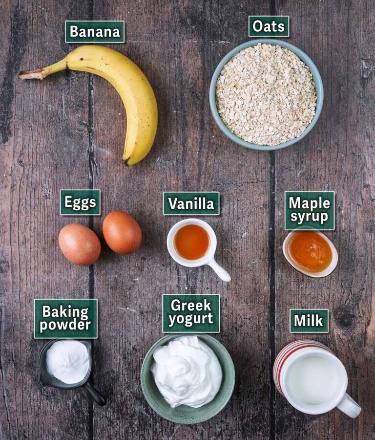 Blender Protein Pancakes (No Protein Powder) - Hungry Healthy Happy