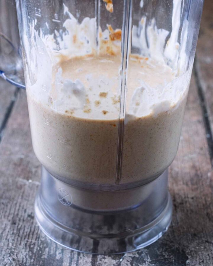 Blender Protein Pancakes (No Protein Powder) - Hungry Healthy Happy
