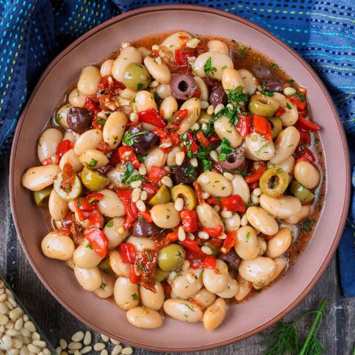 Marinated Butter Beans - Hungry Healthy Happy