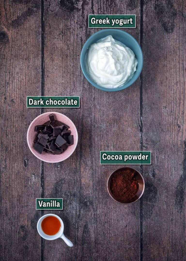 Greek Yogurt Chocolate Mousse - Hungry Healthy Happy